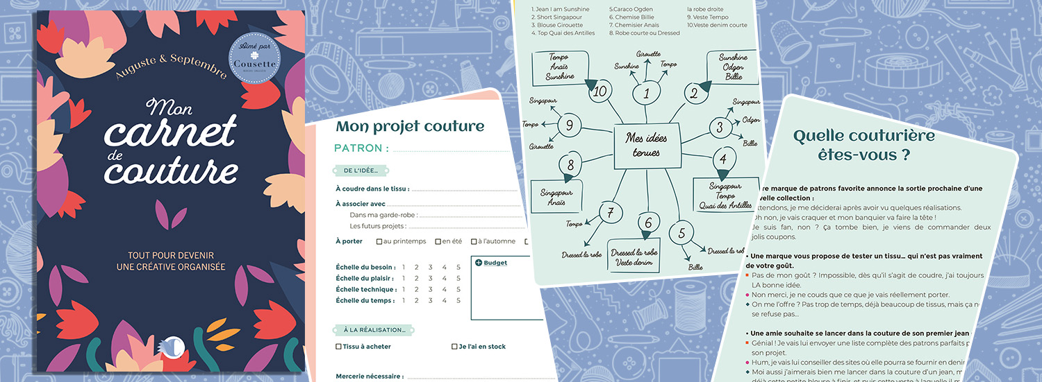 Mon carnet de couture | Creapassions